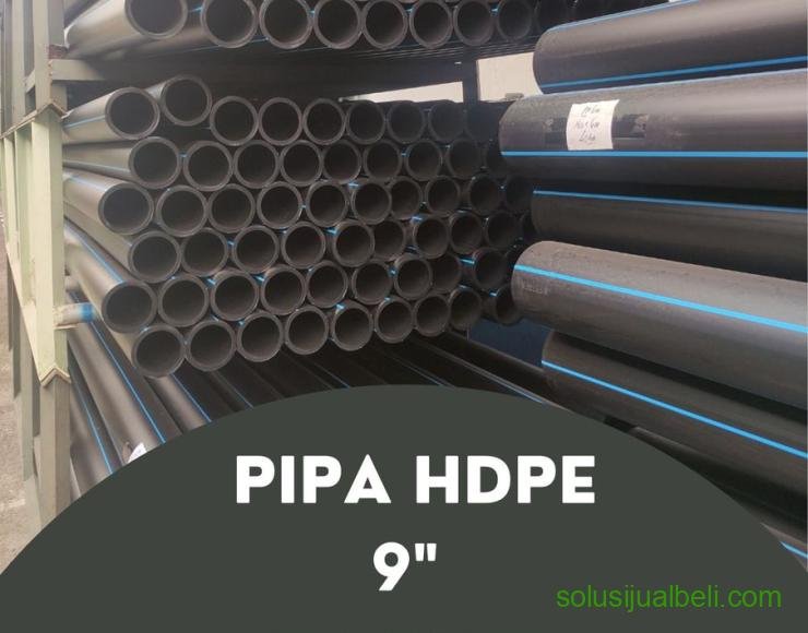 Pipa HDPE Atau Pipa Hitam Lentur Ukuran 9" (Sumatera Utara ...